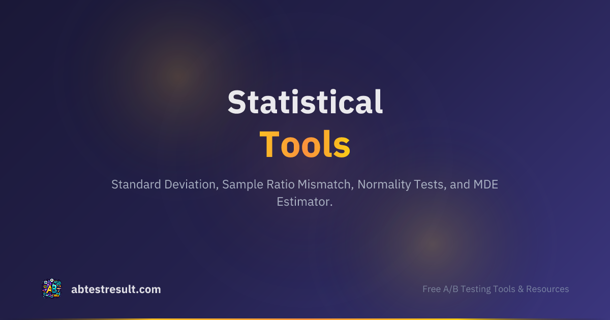 Free A/B Testing Calculators | 9 Tools | ABTestResult.com